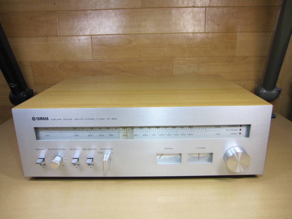【やや傷や汚れあり】YAMAHA CT-600 1974年 木製筐体 動作良好 外装きれいの落札情報詳細 - ヤフオク落札価格検索 オークフリー