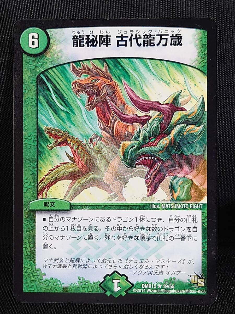 【傷や汚れあり】②龍秘陣 古代龍万歳 2014 DMR15 19/55 デュエルマスターズ/デュエマ 中古 0212の落札情報詳細 ...