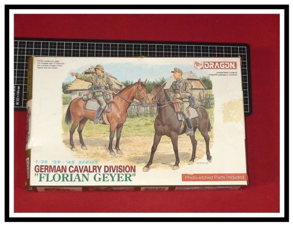 【傷や汚れあり】p5309『プラモデル』1/35 GERMAN CAVALRY DIVISION“FLORIAN GEYER”「’39-’45 SERIES」 [6046]/ドラゴン/未使用の ...