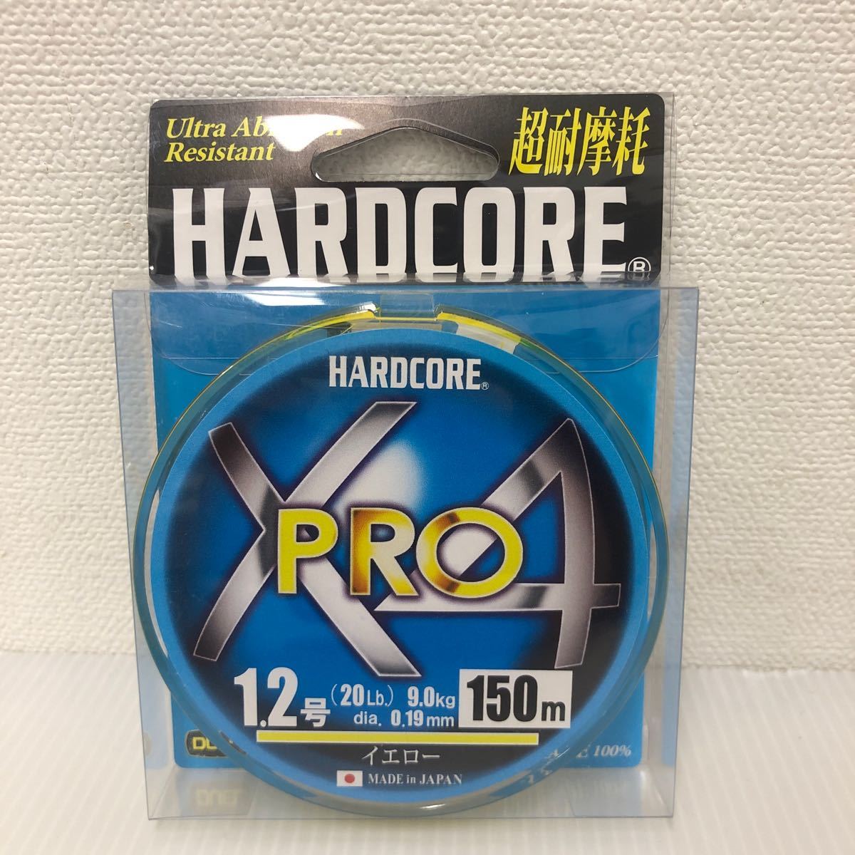 【未使用】DUEL(デュエル) HARDCORE(ハードコア) PEライン 1.2号 HARDCORE X4 PRO 150m 1.2号 ...