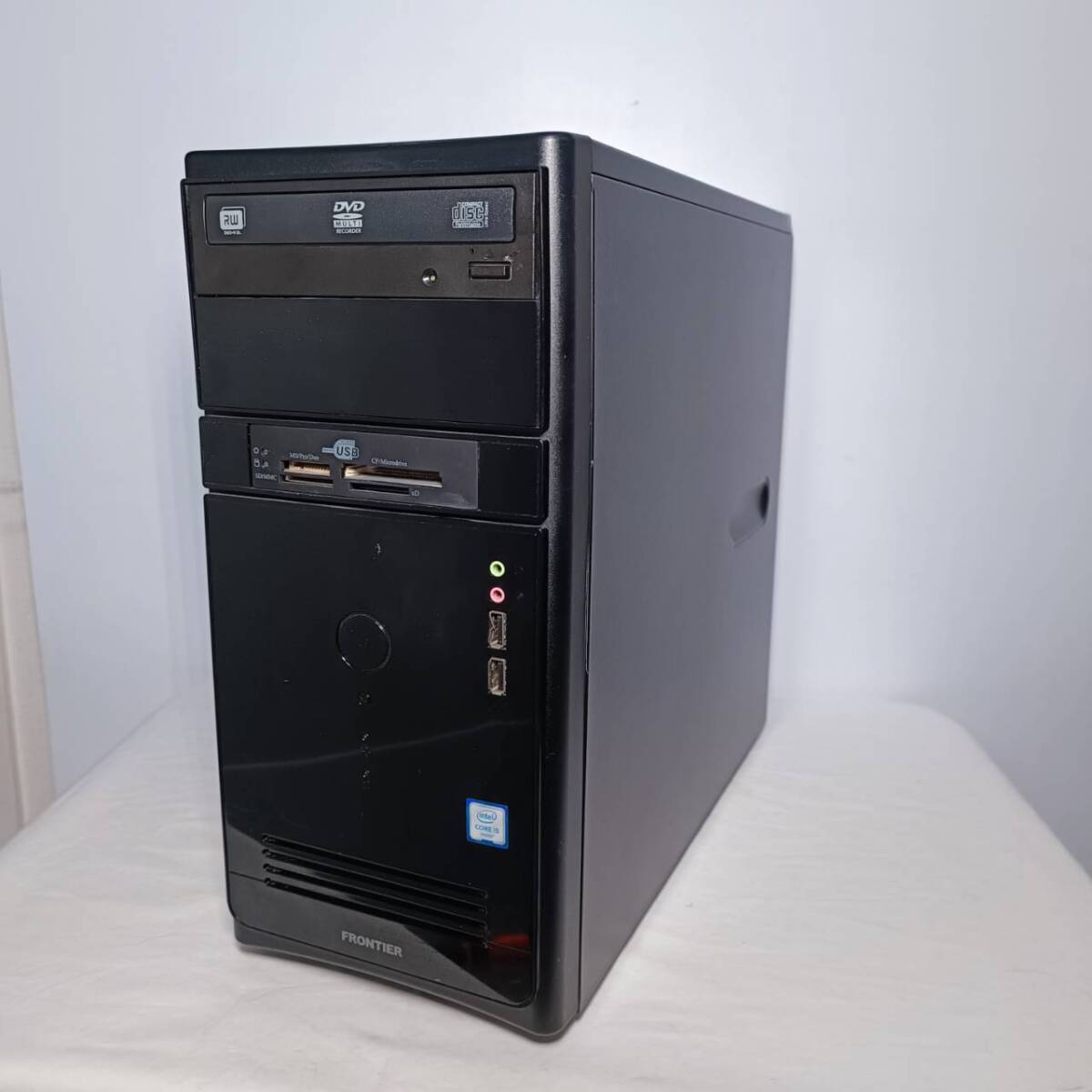 【傷や汚れあり】FRONTIER ゲーミング 超高速 i5-6500(3.6Gx4)/GeForceグラボ/新品SSD512GB+大容量HDD1TB/12GBメモリ/HDMI/Windows ...