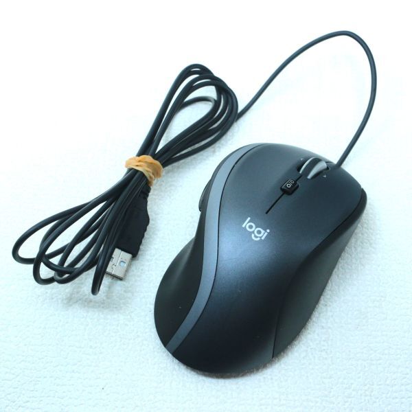 【傷や汚れあり】055a 送料無料 簡易動作確認済 ジャンク ロジクール 有線マウス M500s logicool MU0055 ...