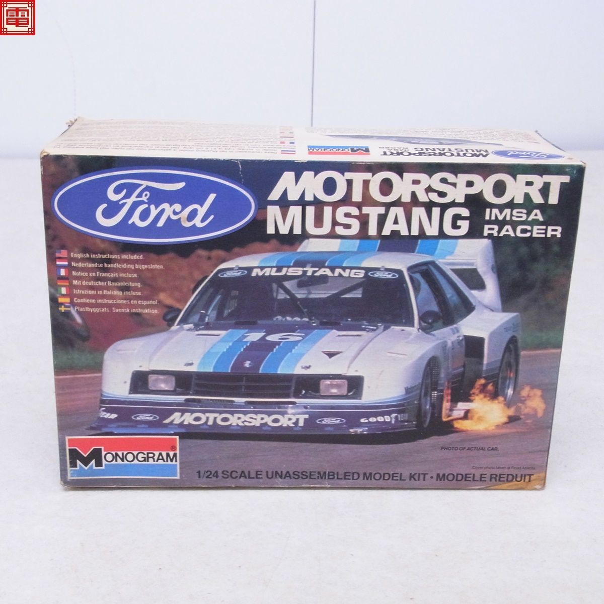 【傷や汚れあり】monogram モノグラム 1/24 未組立 FORD フォード shelby mustang GT350 シェルビー ...