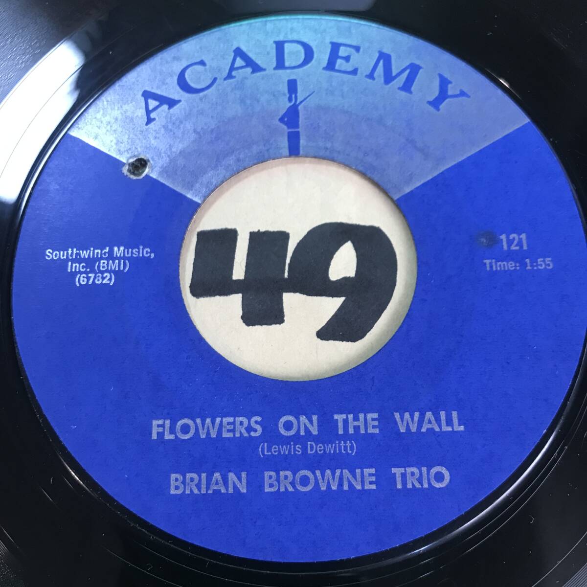 【目立った傷や汚れなし】試聴 傷だらけの天使「天使の享楽」風ピアノ・インスト・ロック BRIAN BROWNE TRIO FLOWERS ON ...