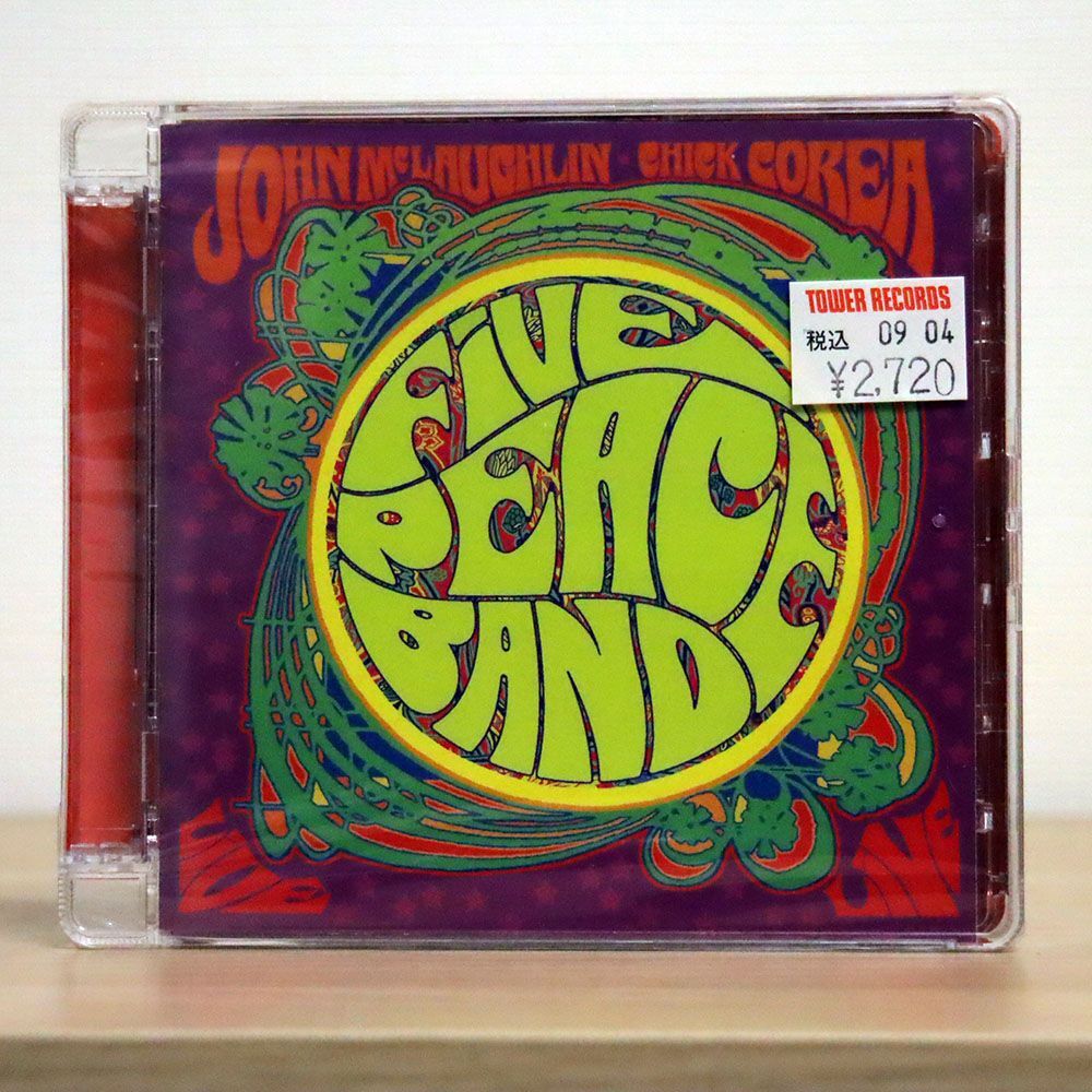 【未使用に近い】未開封 CHICK COREA/JOHN MCLAUGHLIN/FIVE PEACE BAND LIVE/CONCORD RECORDS 08880072313972 CDの ...
