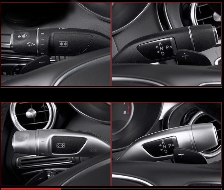 【未使用】高品格♪ メルセデス ベンツ サテンシルバー シフトレバー カバー W213 S213 E200 E220d E250 E350e E400 E450 E43 E53 E63 E ...