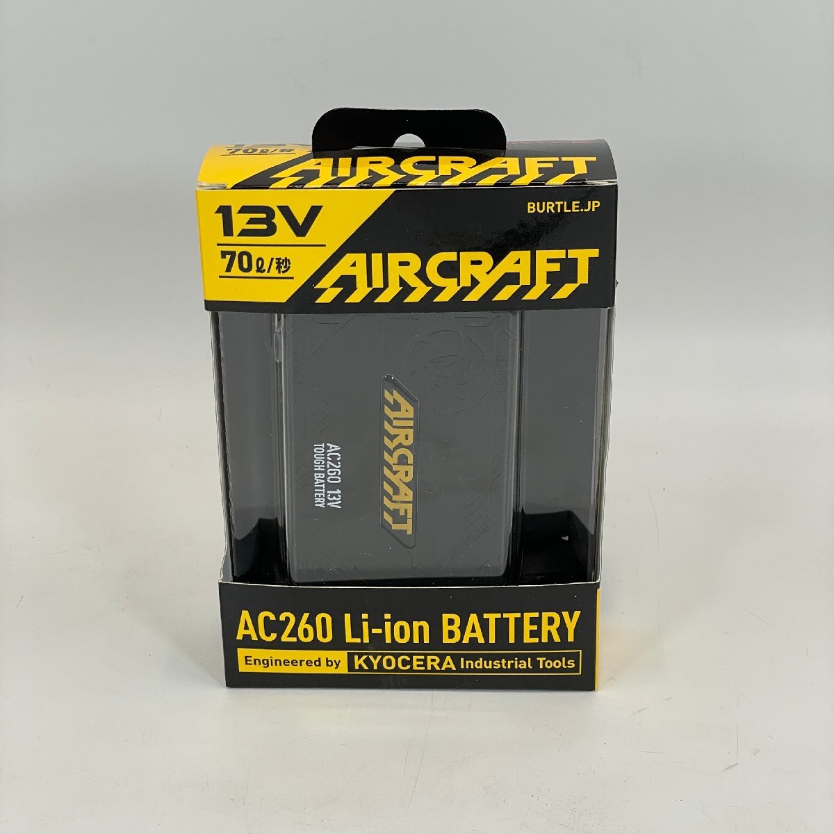 【未使用】ER-60【 BURTLE 】 未使用 バートル AC260 AIR CRAFT リチウム イオン バッテリー 13V 70/秒 ...
