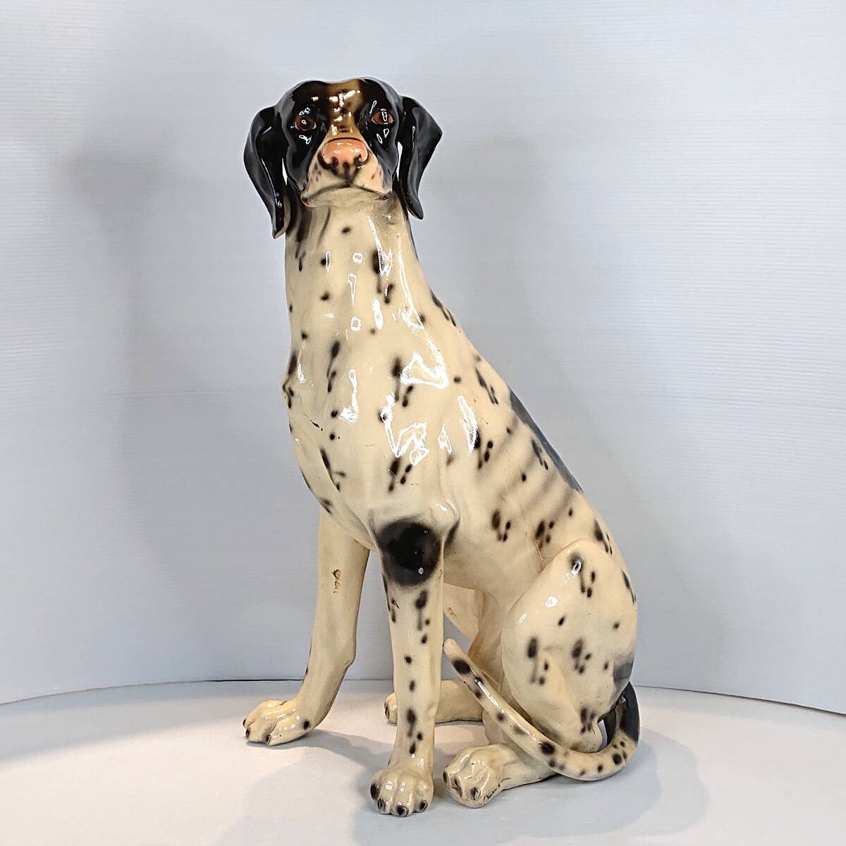 【目立った傷や汚れなし】A05-0401 犬 置物 大型 75cm 繊維強化プラスチック製の落札情報詳細 - ヤフオク落札価格検索 オークフリー