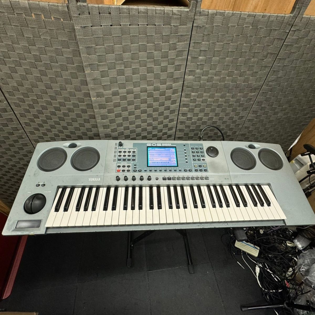 【傷や汚れあり】A818-O46-289 YAMAHA ヤマハ EOS B2000 シンセサイザー 電子キーボード 61鍵盤 鍵盤楽器 ...