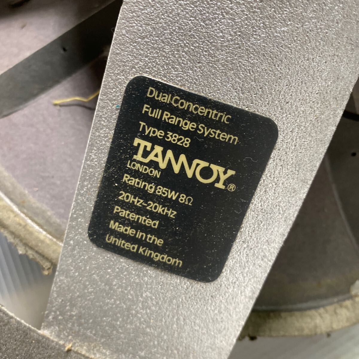 【全体的に状態が悪い】 【TANNOY】タンノイ ユニット ジャンク 3828の落札情報詳細 - Yahoo!オークション落札価格検索 オークフリー