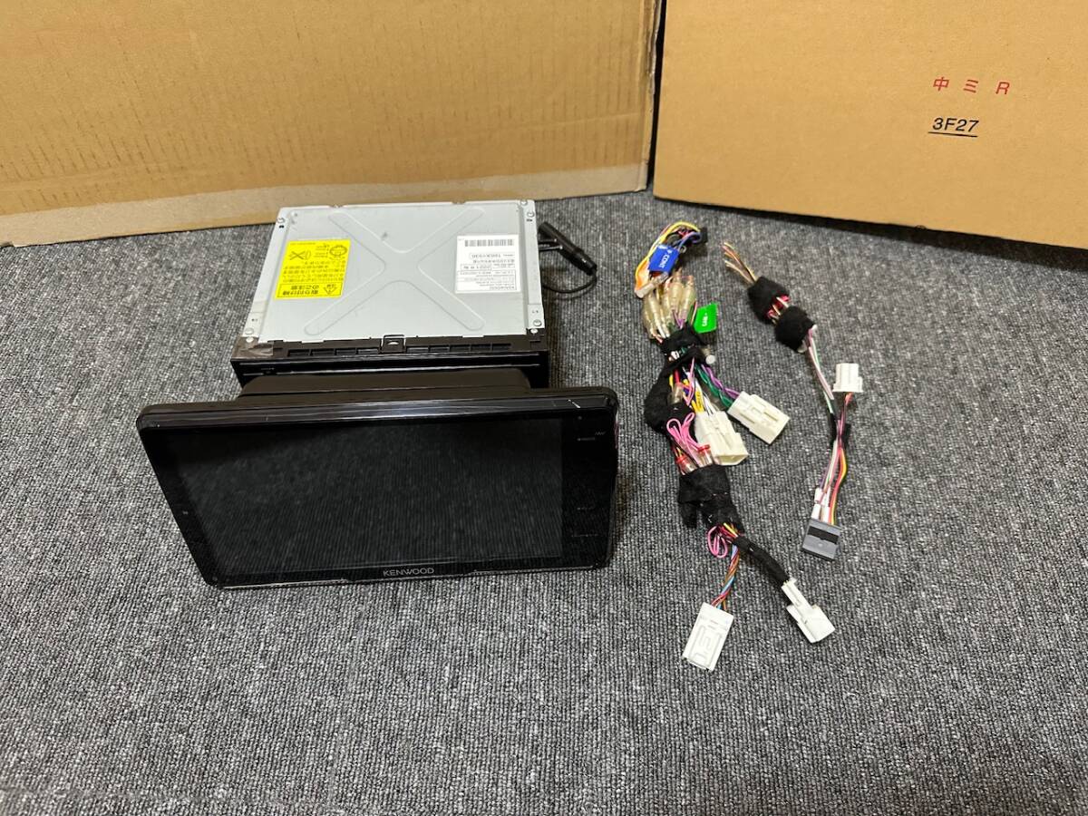 【目立った傷や汚れなし】 KENWOOD 彩速ナビ【MDV-M908HDF 2021年製】9V型 9インチ フローティングモデル ...