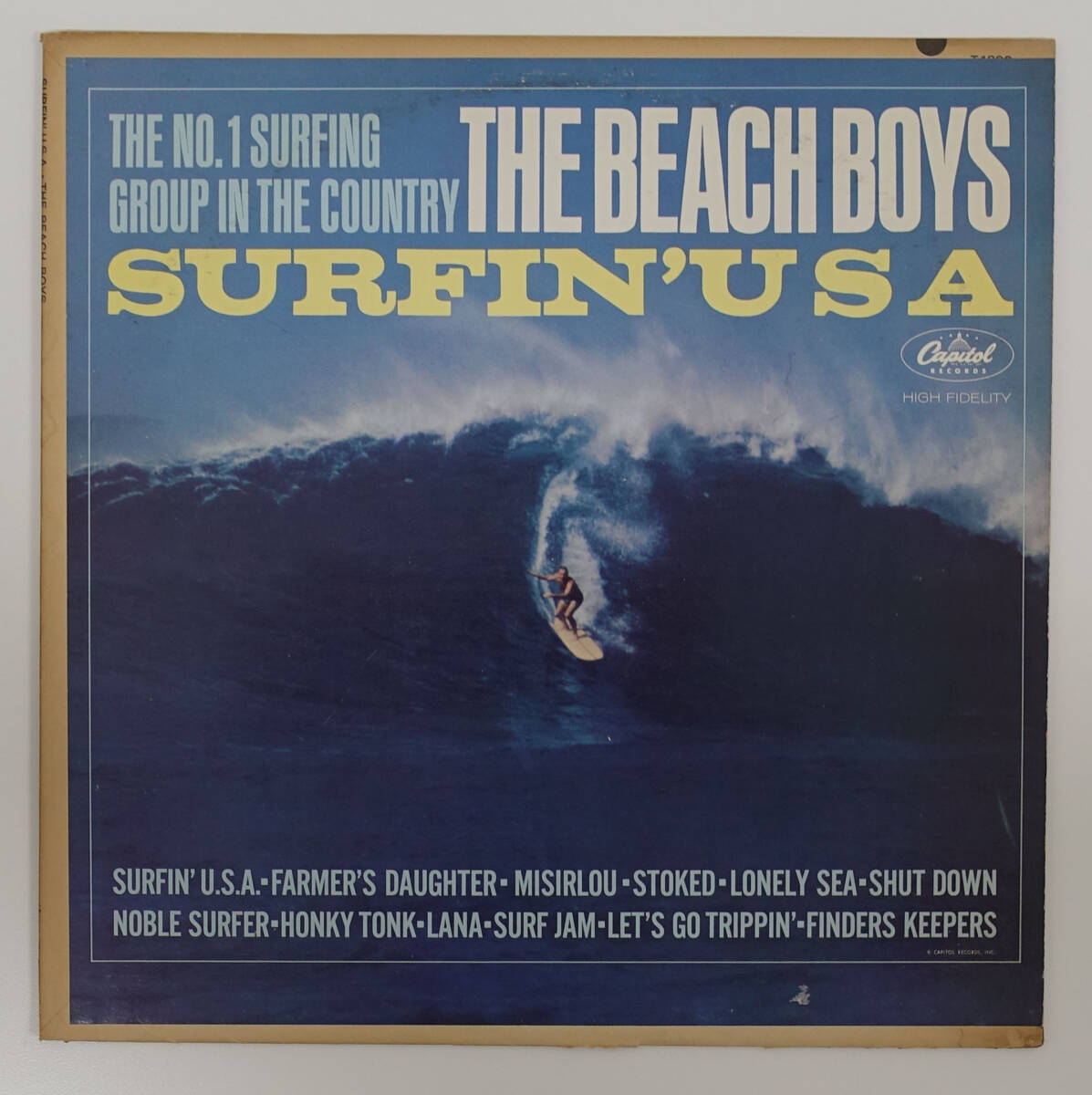 【やや傷や汚れあり】US Capitol MONO T-1890 オリジナル SURFIN’ USA / The Beach Boysの落札 ...