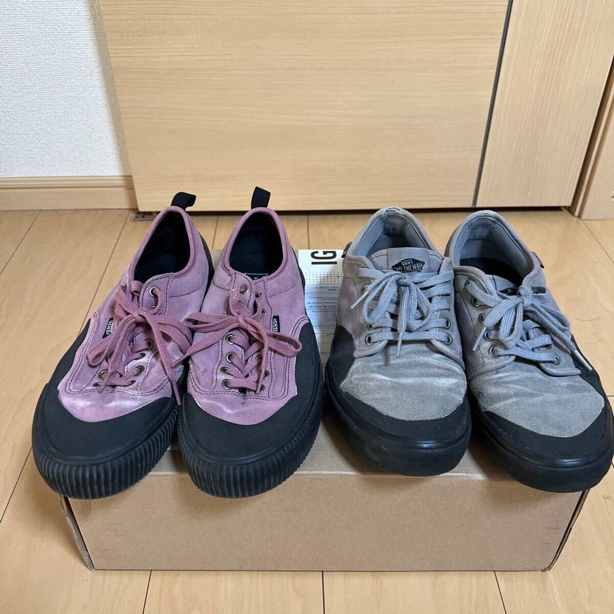 【傷や汚れあり】¥100〜開始 VANS CHUKKA LOW PRO DESTRUCT SF 10(28cm) 2足セット 使用感有の落札 ...
