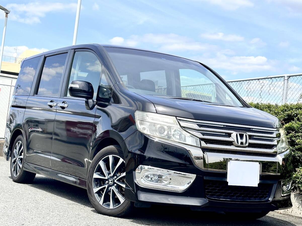 【走行距離 90,104 km】後期型スパーダZクールスピリット 両側電動ドア ハーフレザー ギャザーズ9インチナビ フルセグTV バック ...