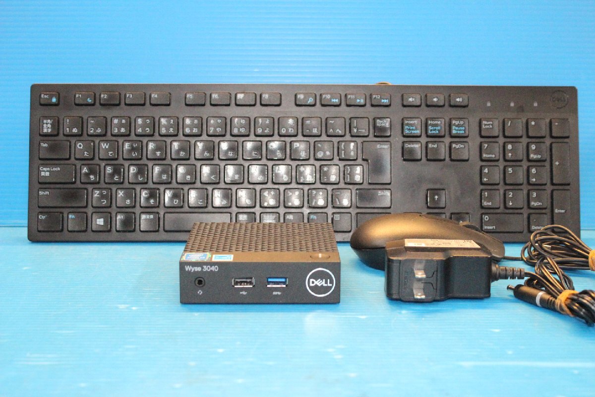 【目立った傷や汚れなし】 DELL Wyse 3040 Thin Client / Atom x5-Z8350 1.44GHz / メモリ ...