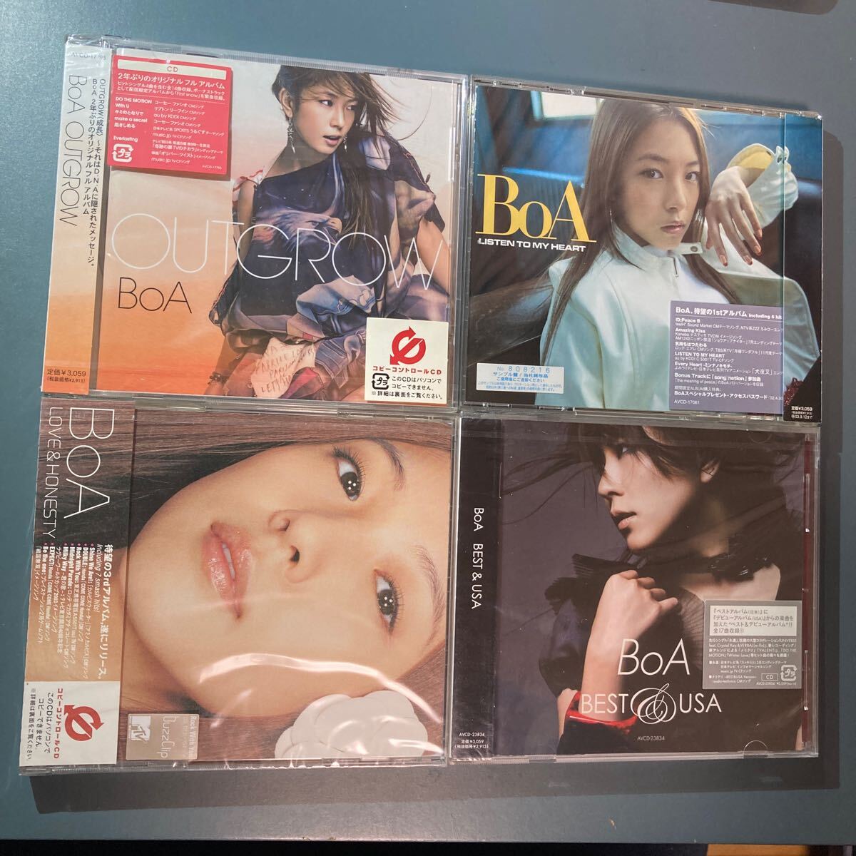 【未使用に近い】【帯付CD/美品】BOA★4タイトルセット「LISTEN TO MY HEART」「LOVE & HONESTY」「BEST & USA」「OUTGROW」の落札情報詳細 ...