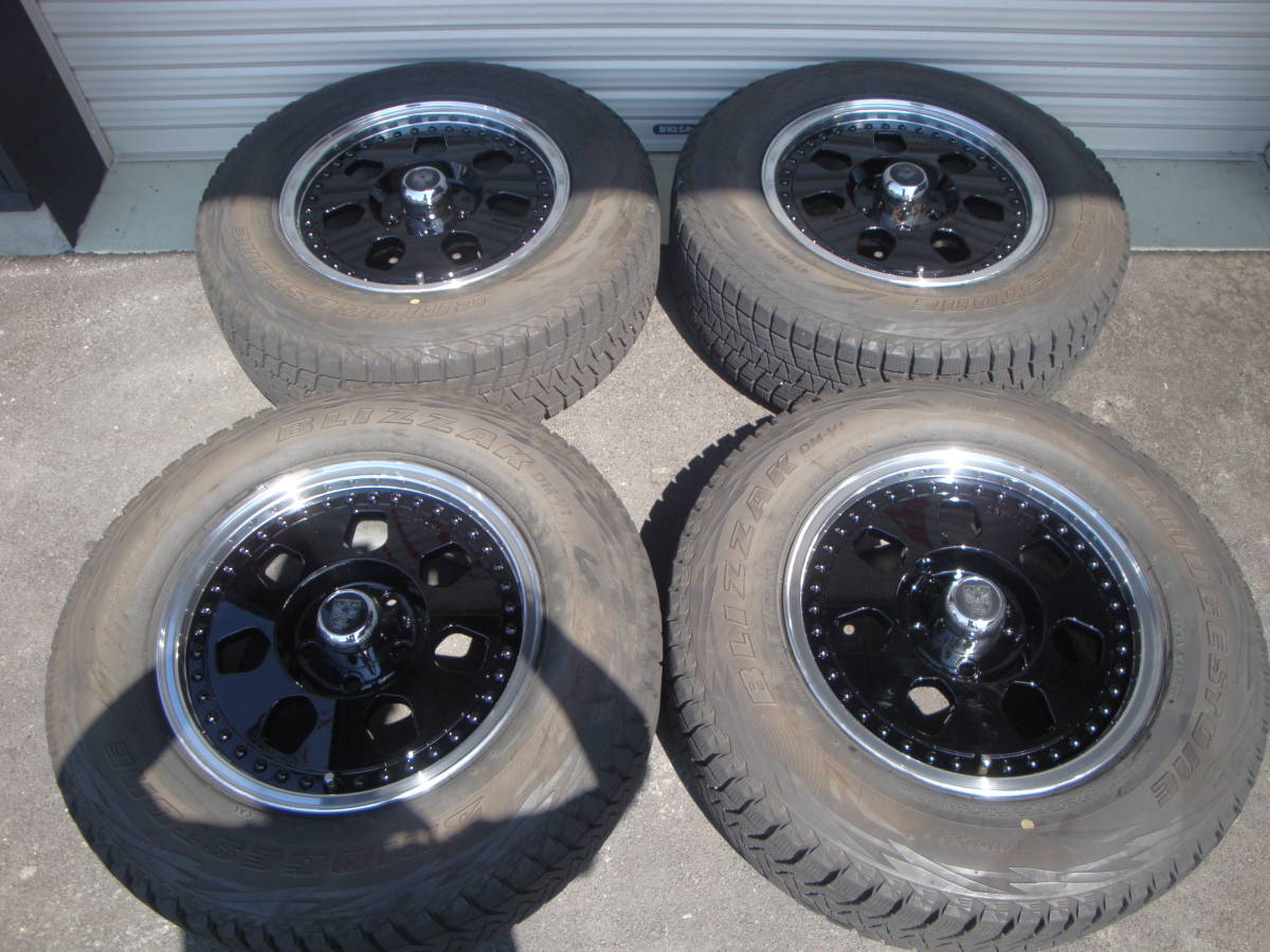 【やや傷や汚れあり】デリカD5等に!デイトナ 16インチアルミ+BS ブリザック DM-V1 225/70R16 4本セット!!の落札情報詳細 - Yahoo!オークション落札価格検索 オークフリー