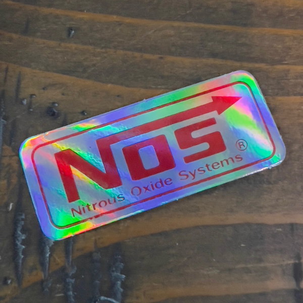 【未使用】NOS ニトロ アメリカン雑貨 ワイルドスピード STICKER ステッカー キラキラシール NOS-3 赤（RED).の落札情報 ...