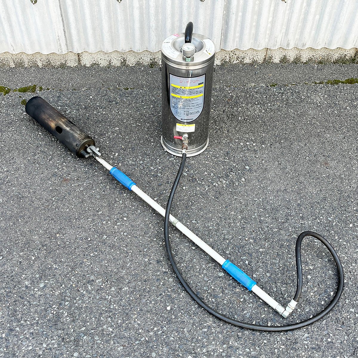 【やや傷や汚れあり】ASABA/麻場産業 シャトルファイヤー ジャイアント SFA-801N 業務用 草焼きバーナー 灯油 [N7357]の ...
