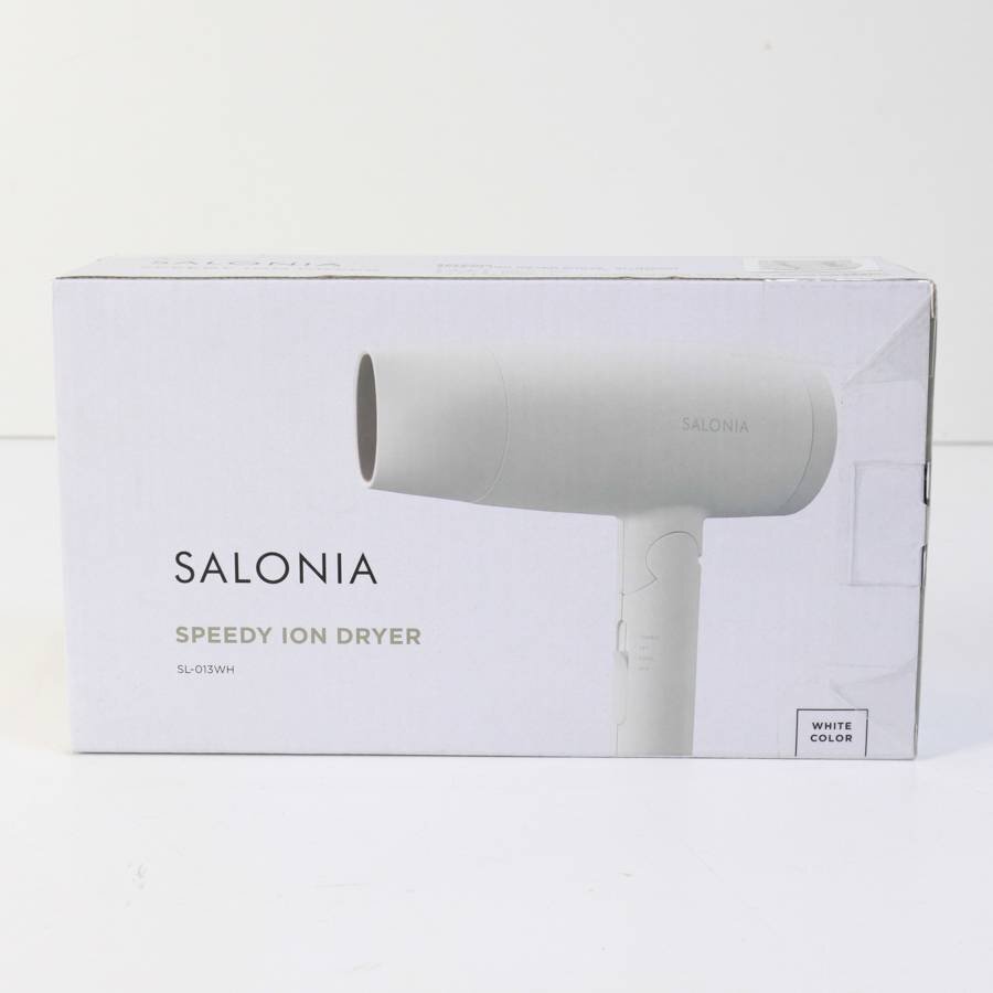 【未使用】展示品 SALONIA サロニア スピーディーイオンヘアドライヤー SL-013WH ホワイト★847v04の落札情報詳細 ...