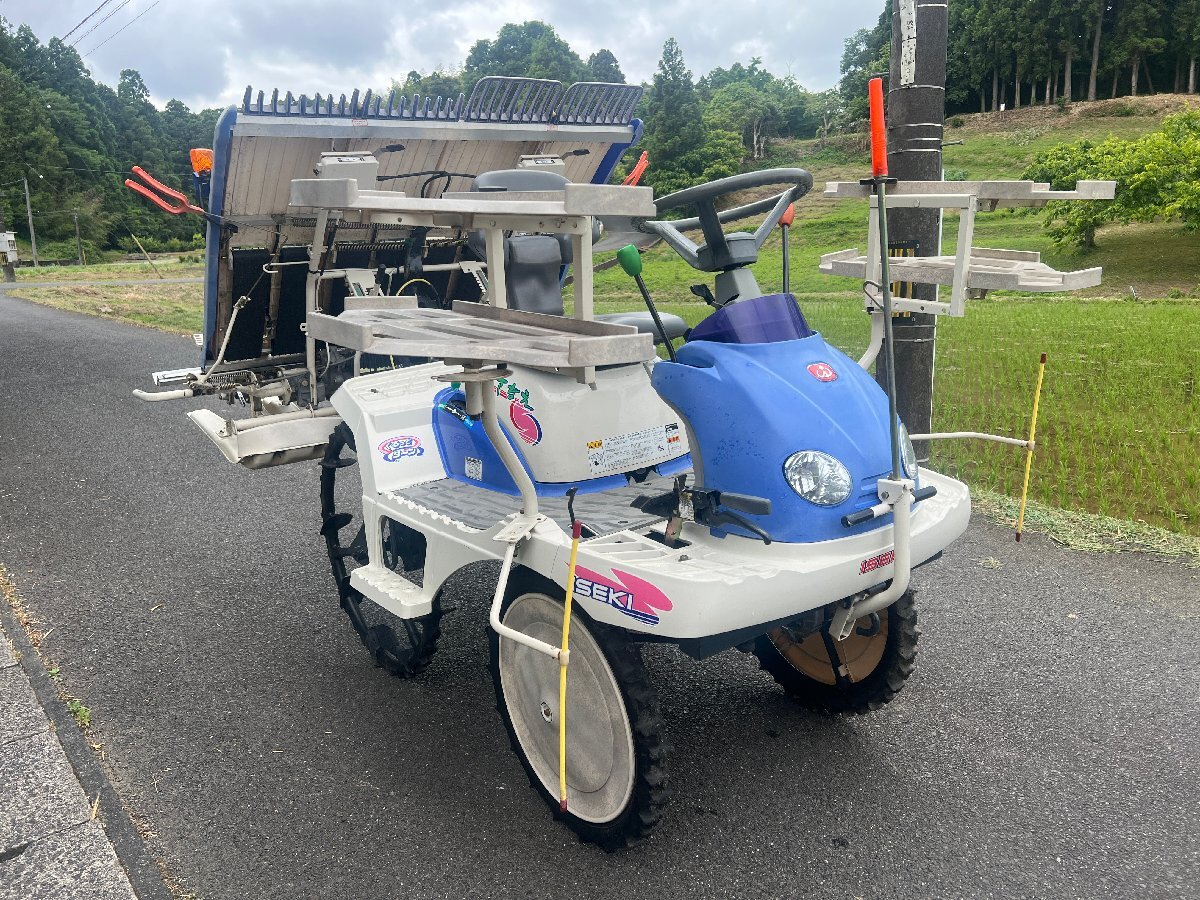 【傷や汚れあり】動作確認済み★現状渡しです。イセキさなえ PQ4 セル付き乗用4条田植機 PQ4-DUの落札情報詳細 - Yahoo!オークション落札価格検索 オークフリー