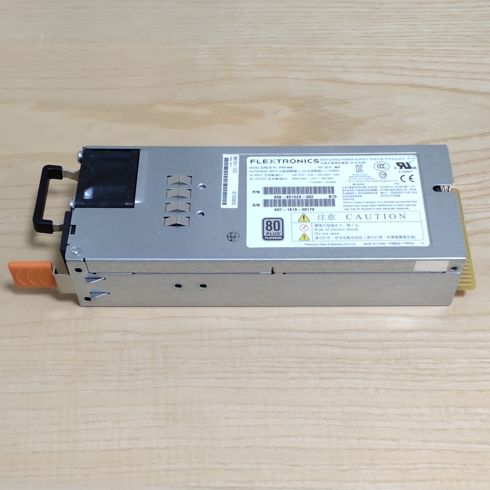 【傷や汚れあり】★NEC Express5800 T120f 等用 電源ユニット FPS-800 800W 2個セット★ 動作品 の落札情報 ...