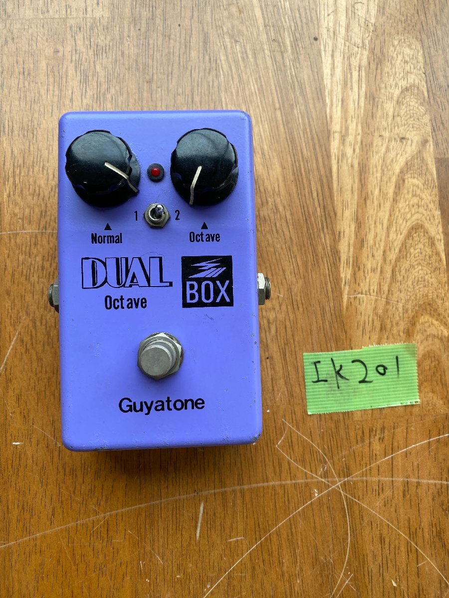 【やや傷や汚れあり】【送60サイズ】Guyatone PS-106 DUAL OCTAVE BOX エフェクター ※通電NG 配線切断ありの ...