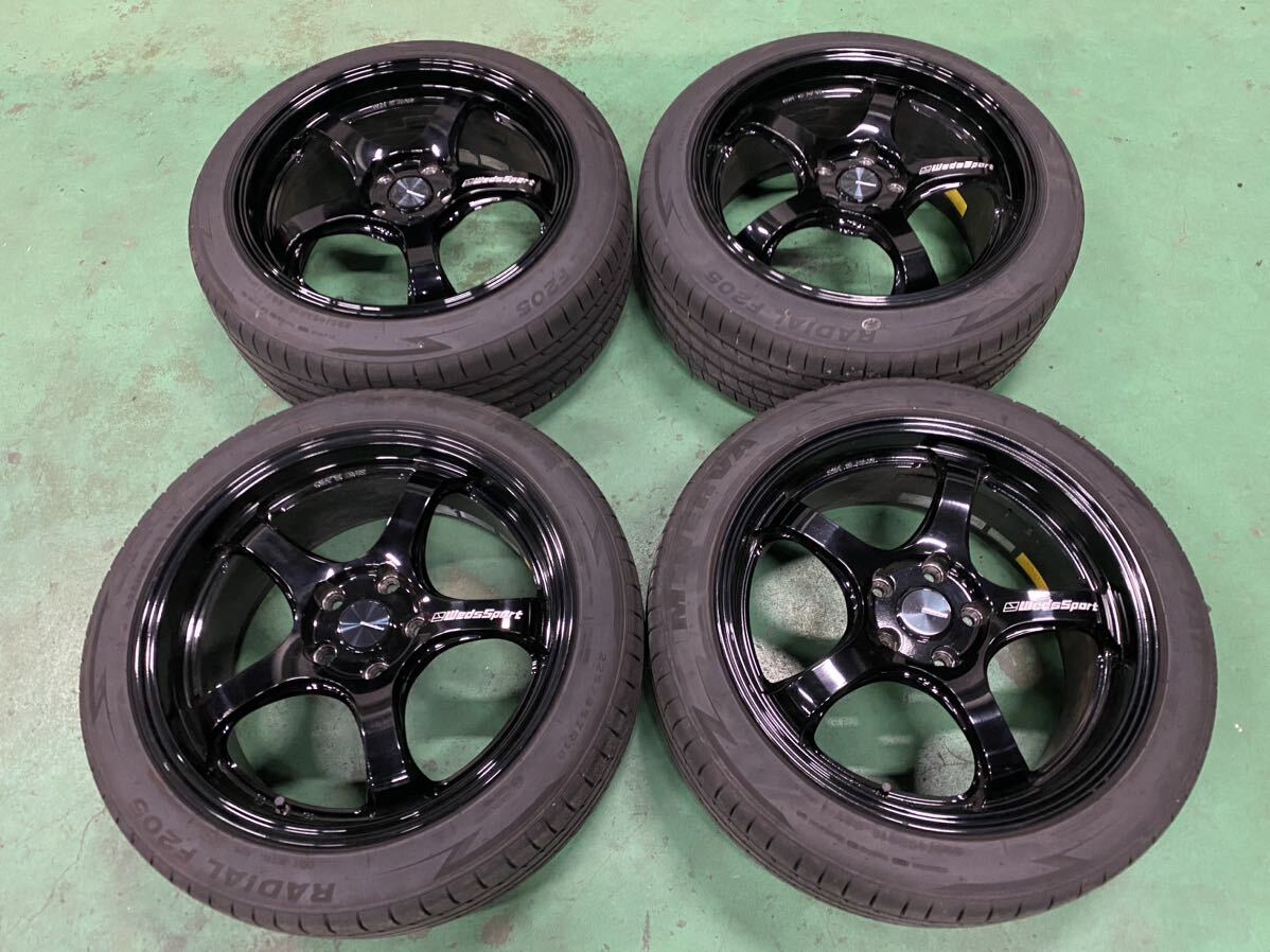 【傷や汚れあり】weds sport SA-55M ホイール 18インチ 4本セット (18x8J+35 / 18x9J+36 114.3-5H) (ウェッズスポーツ/SA55Mの落札情報詳細 ...