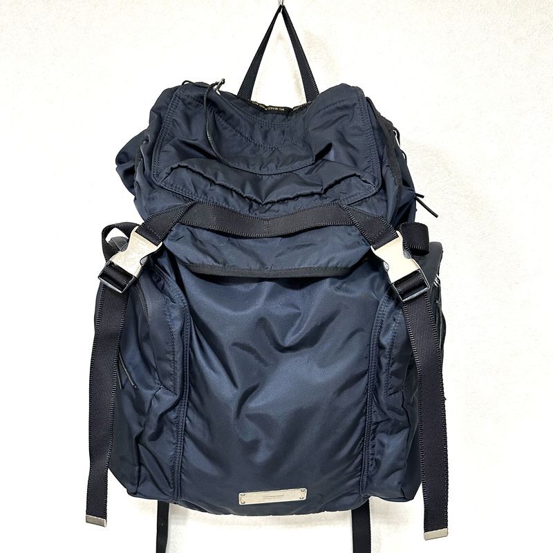 【やや傷や汚れあり】UNDERCOVER アンダーカバー プラダ型 ナイロン バックパック / ネイビー 紺 / リュックサック / UC / UC0C6B01 / BASIC /JONIO ...