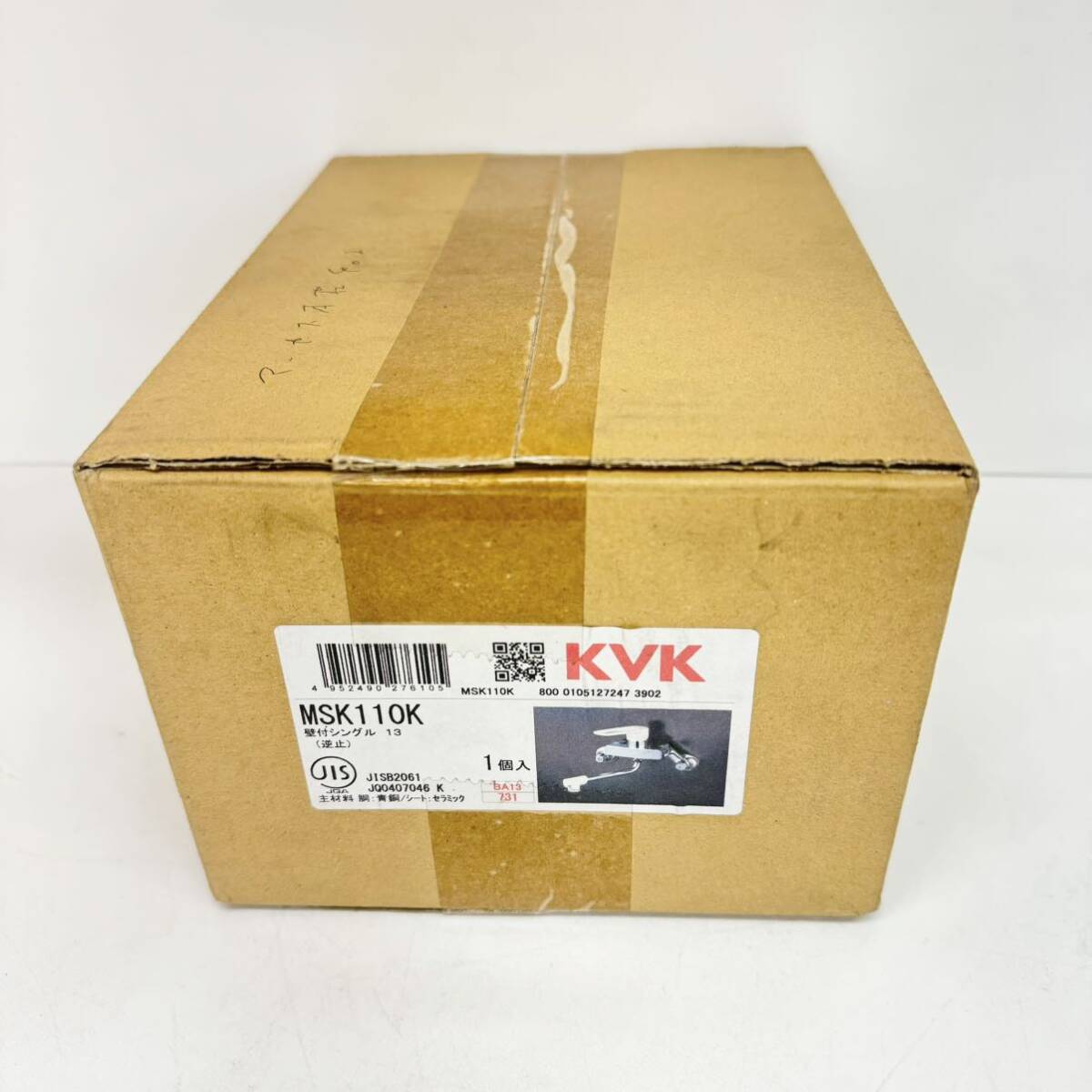 【未使用】① 【未開封品】 KVK 壁付シングルレバー式混合栓 MSK110K 壁付シングル13（逆止） 1個入の落札情報詳細 - Yahoo!オークション落札価格検索 オークフリー