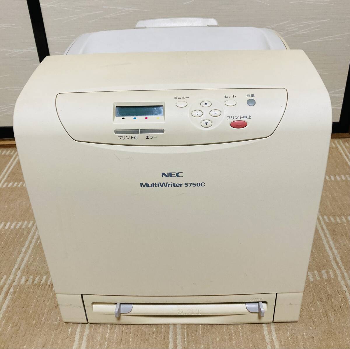 【目立った傷や汚れなし】【カウント13084枚/付属品充実】NEC MultiWriter 5750C レーザープリンタ PR-L5750C ...