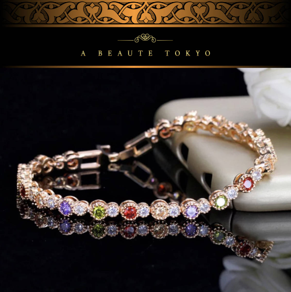 【未使用】新品 輝き保証 カラフル テニスブレスレット SONAダイヤモンド ゴールド silver925 ジュエリーポーチ 保証書 モアッサナイト レディースの落札情報詳細 - ヤフオク落札 ...