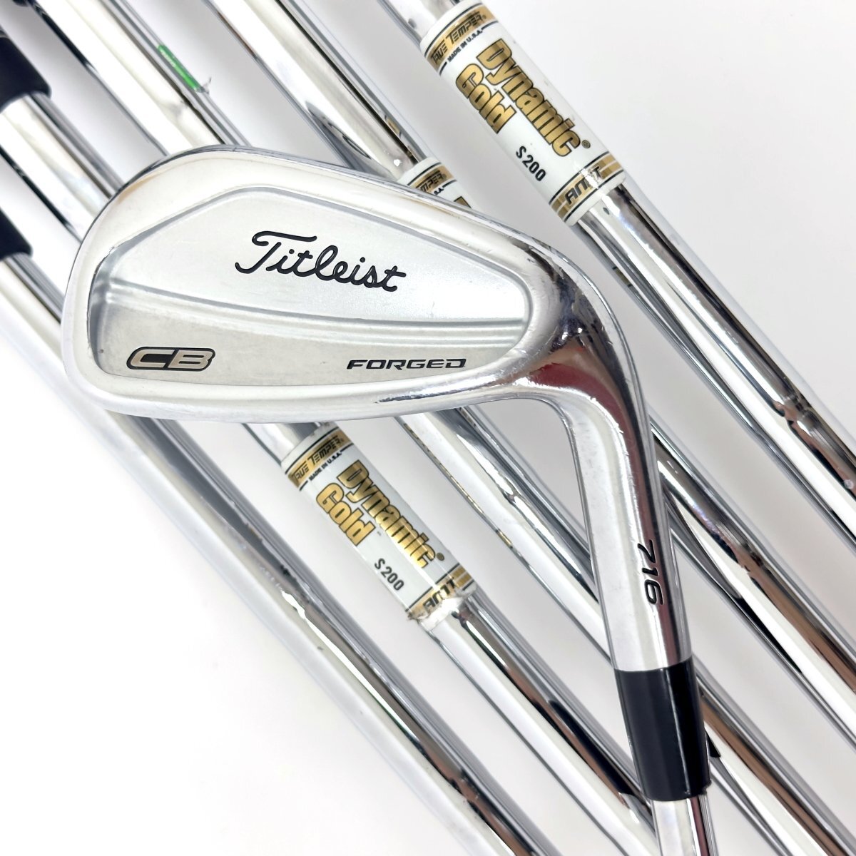 【目立った傷や汚れなし】1円/程度良好★TITLEIST タイトリスト 716CB フォージド アイアンセット6本組(#5～PW)ダイナミックゴールドAMT(S200)★の落札情報詳細 ...