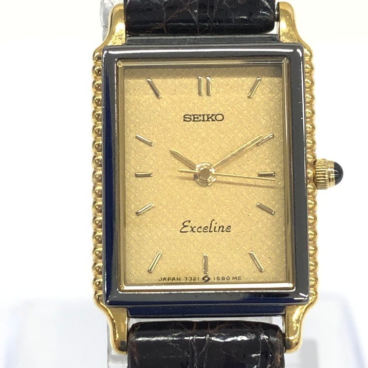 【やや傷や汚れあり】SEIKO セイコー エクセリーヌ 腕時計 14KT刻印 7321-5920 クオーツ 総重量12.5g 不動品【CGAF6040】の落札情報詳細 - Yahoo ...