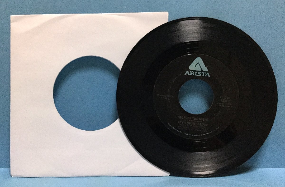 【やや傷や汚れあり】EP 洋楽 Patti Smith Group / Because The Night 米盤の落札情報詳細 - Yahoo!オークション落札価格検索 オークフリー