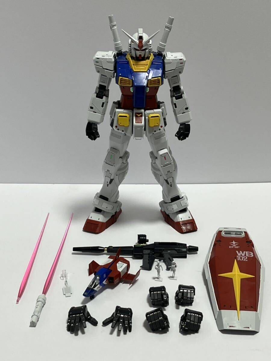 【やや傷や汚れあり】[中古パチ組み]PG UNLEASHED 1/60 RX-78-2 & HG 1/144 インフィニットジャスティス弍式 ガンダム ガンダムSEED FREEDOMの落札 ...