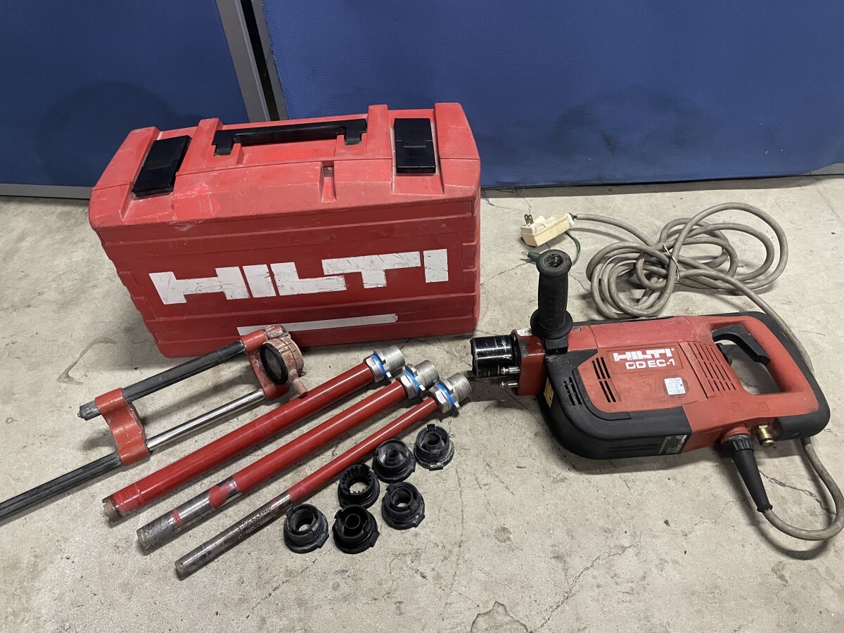 【やや傷や汚れあり】動作確認済み Hilti ヒルティ Dd Ec 1 ダイヤモンドコアツール ドリル 100v ケースの落札情報詳細