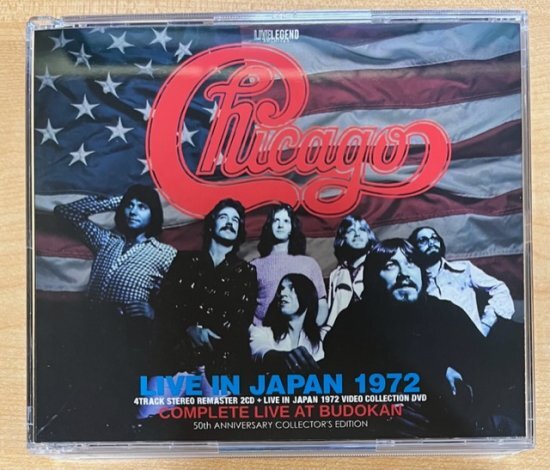 【未使用】CHICAGO / LIVE IN JAPAN 1972 =COMPLETE LIVE AT BUDOKAN = 50TH ...
