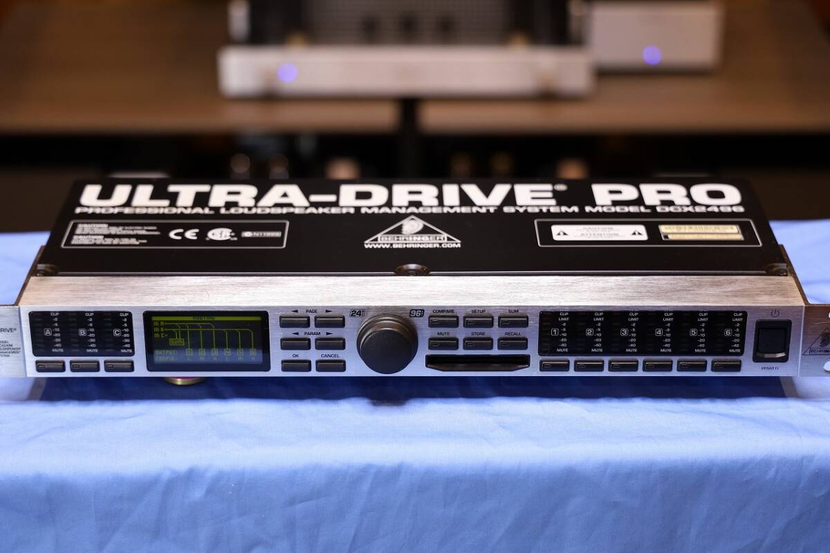 【やや傷や汚れあり】個人出品 チャンデバ ベーリンガー Behriger DCX2496 ULTRADRIVE PRO マルチシステム2Ch ...