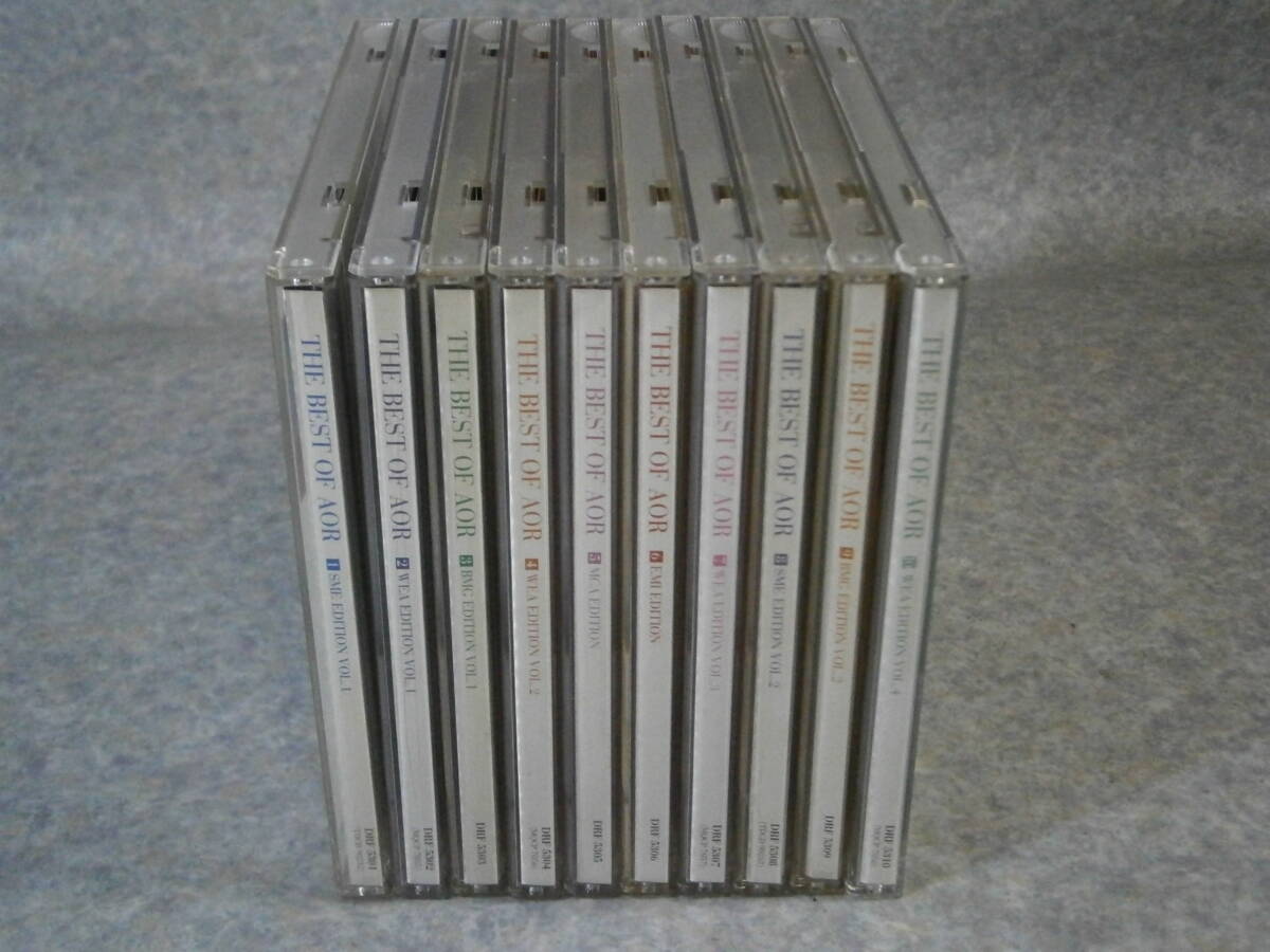 【傷や汚れあり】CD 10枚セット THE BEST OF AOR (DOR 5301-5310) Album Oriented Rockの ...