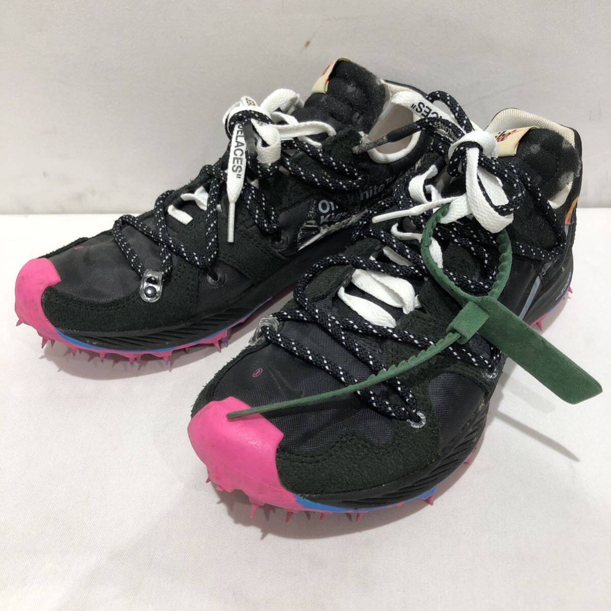 【目立った傷や汚れなし】【NIKE】ナイキ× OFF-WHITE WMNS AIR ZOOM TERRA KIGER PINK テラ カイガー ...