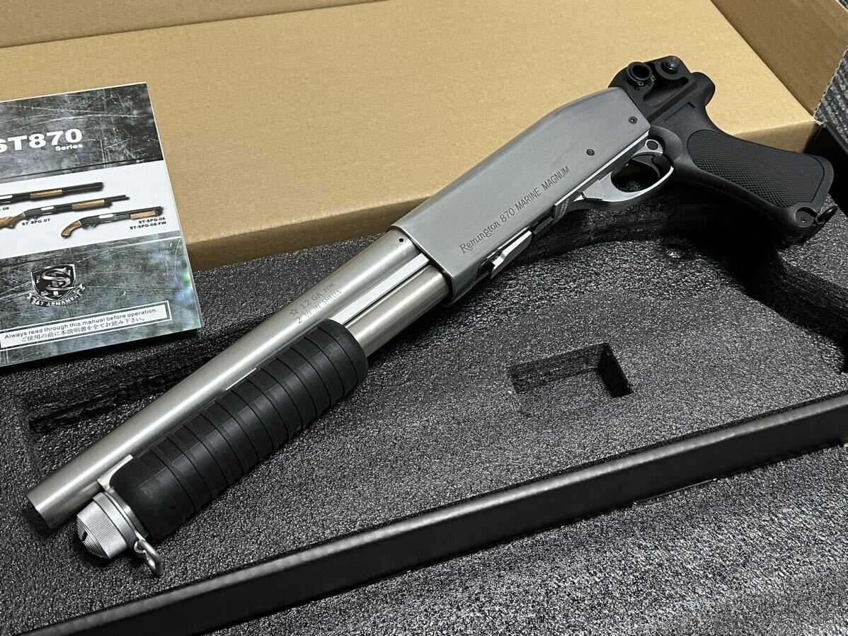 【未使用】Remington(レミントン) M870 エアコッキングショットガン リアルウッド 検索：shotgun/エアガン/の落札情報詳細 ...