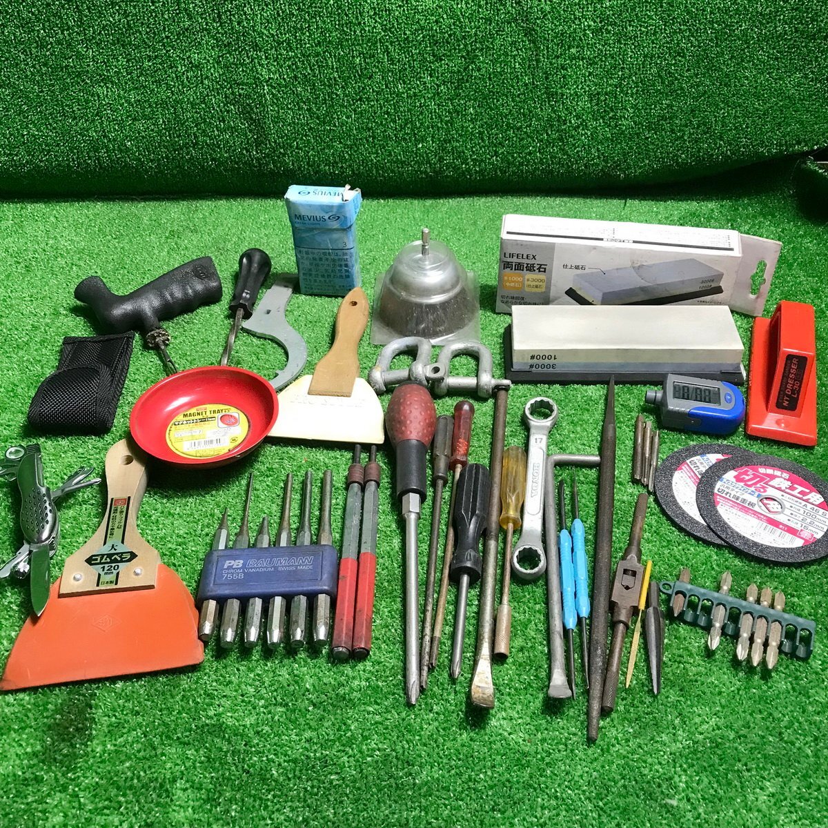 【傷や汚れあり】有飯m729 PB 他 755ポンチ KTC ポンチ(4.5/5mm) 切断砥石 ゴムヘラ マグネットトレー 両面砥石等★計45点セットの落札情報詳細 - Yahoo ...