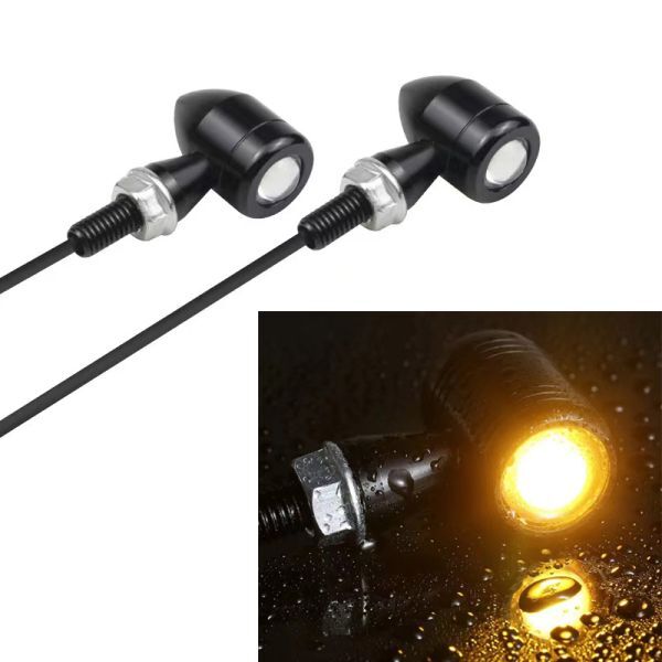 【未使用】車検対応 バイク led ミニ ウインカー ポジション 汎用 極小 小型 アンバー ハーレー アメリカン カフェレーサー 2個 N536の落札情報詳細 - Yahoo!オークション ...