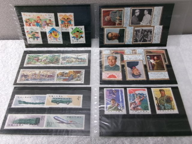 【やや傷や汚れあり】A14【未使用 中国切手／T21 5種完/T56 4種完/T49 4種完/J13 4種完/J21 6種完/T32 3種完】当時物/骨董/レア物/古玩/中華/アンティーク ...