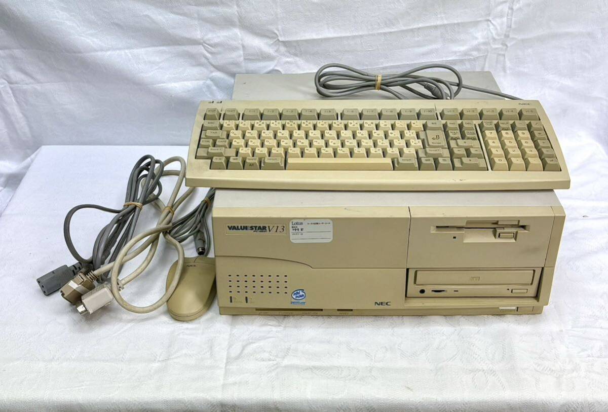 【傷や汚れあり】NEC VALUESTAR PC-9821 キーボード CMP-6D1Y7 通電確認 レトロ 当時物 セット売り まとめて ...