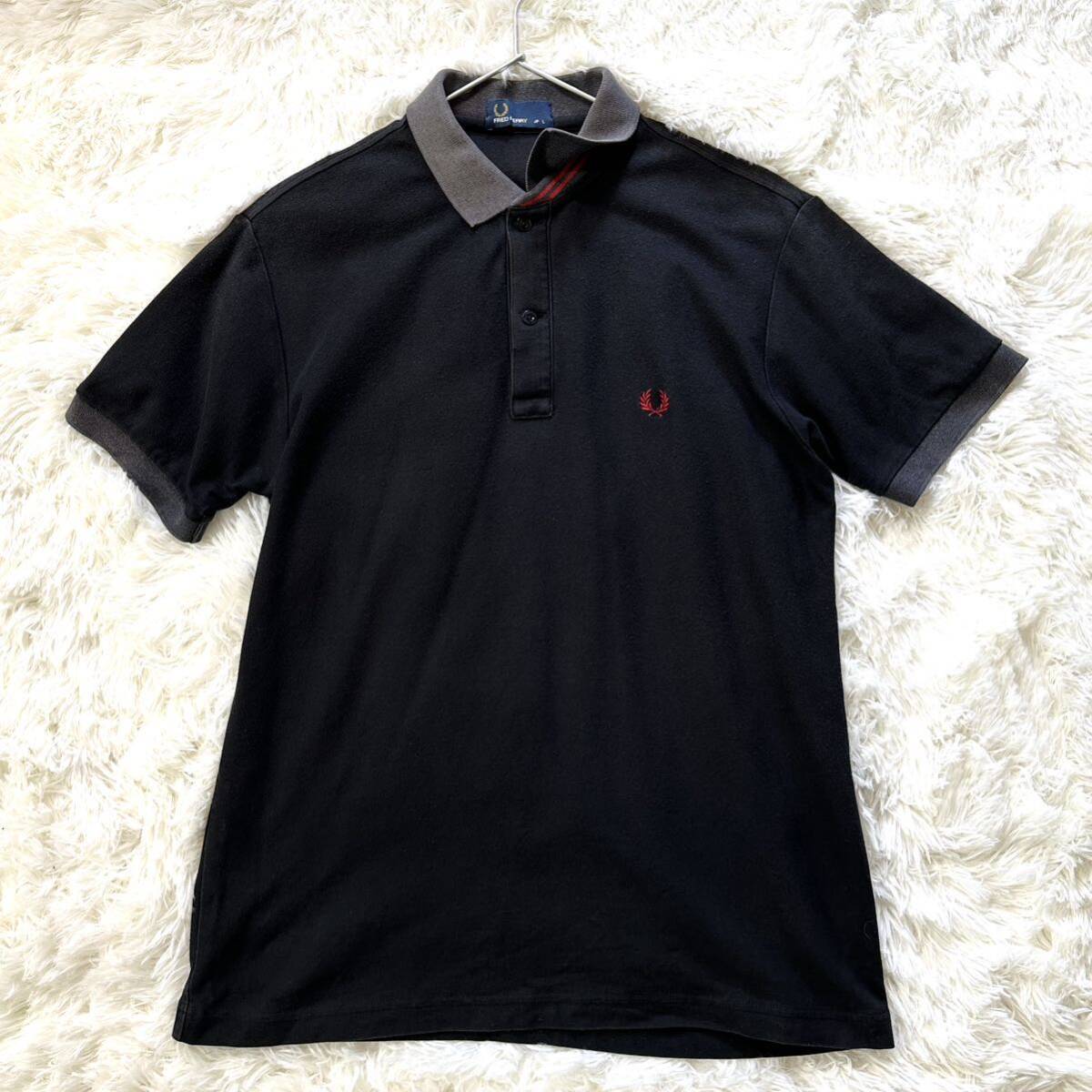 【目立った傷や汚れなし】FRED PERRY フレッドペリー 半袖 ポロシャツ 鹿の子 ブラック 黒 L〜XL相当 メンズの落札情報詳細 - Yahoo!オークション落札価格検索 オークフリー