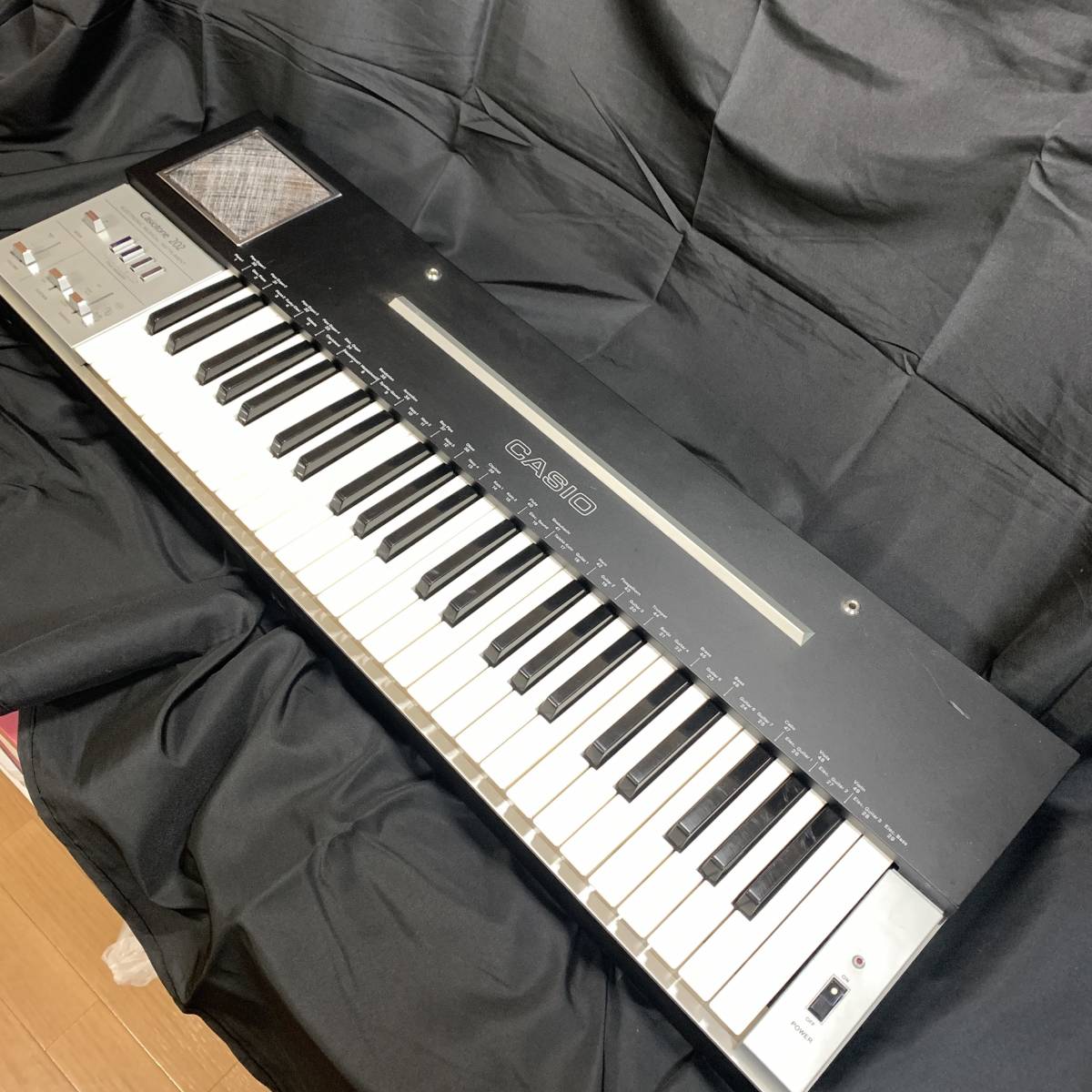 【全体的に状態が悪い】CASIO Casiotone 202 キーボード シンセサイザー カシオ カシオトーン202 鍵盤楽器 電子キーボード ...
