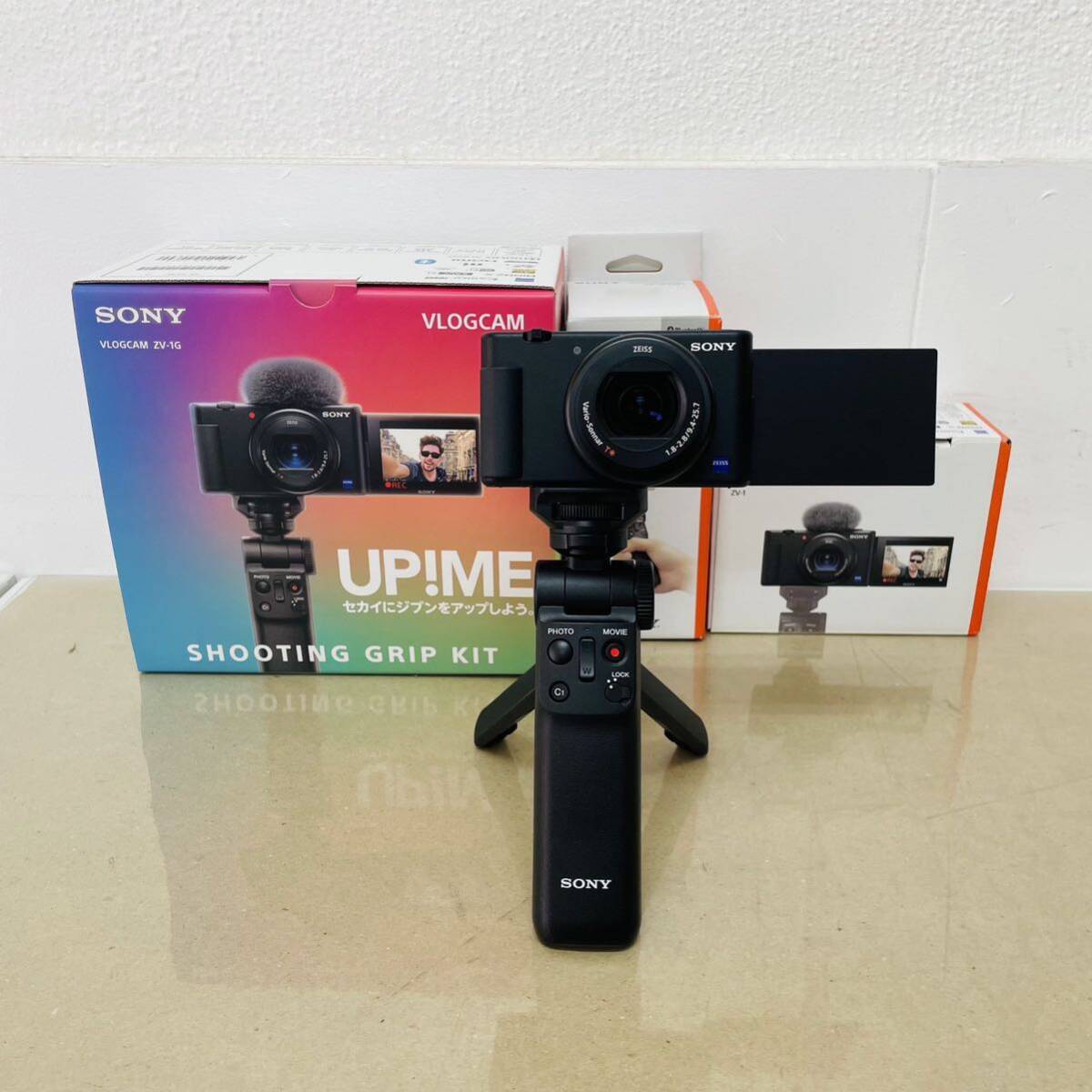 【目立った傷や汚れなし】美品 完動品 SONY VLOGCAM ZV-1G SHOOTING GRIP KIT C155 80サイズ発送の落札 ...