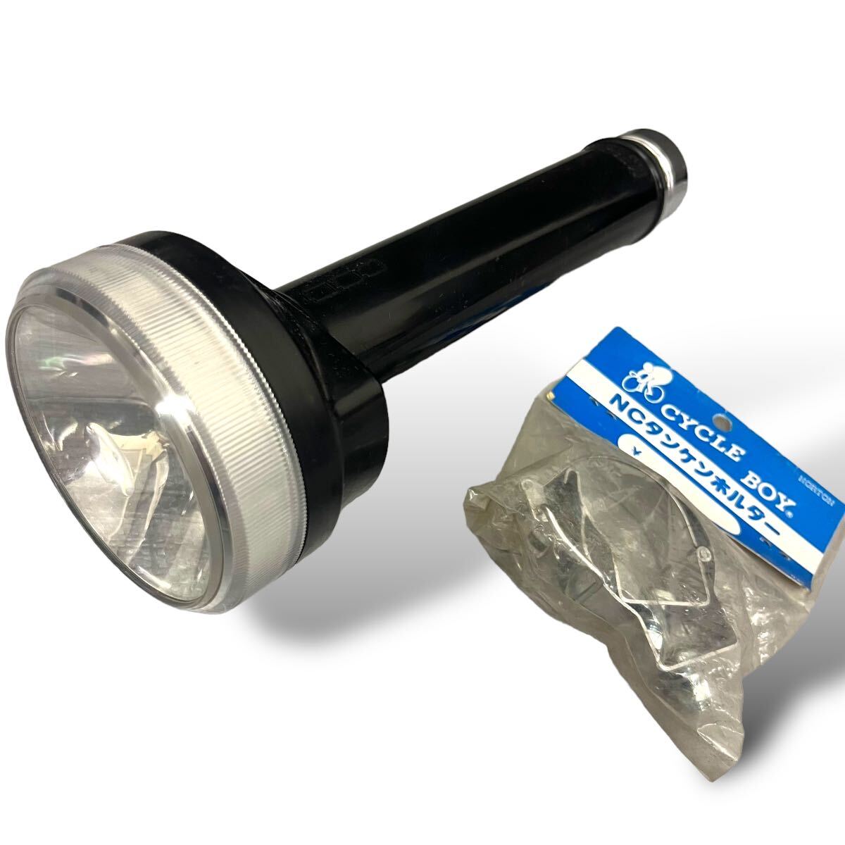 【未使用】当時物/未使用/MITSUBA/自転車用/懐中電灯/ライト/ステー付/昭和自転車/デコチャリ/ツアー車/フラッシャー/ランドナー/ビンテージ/レトロの落札情報詳細 - Yahoo ...